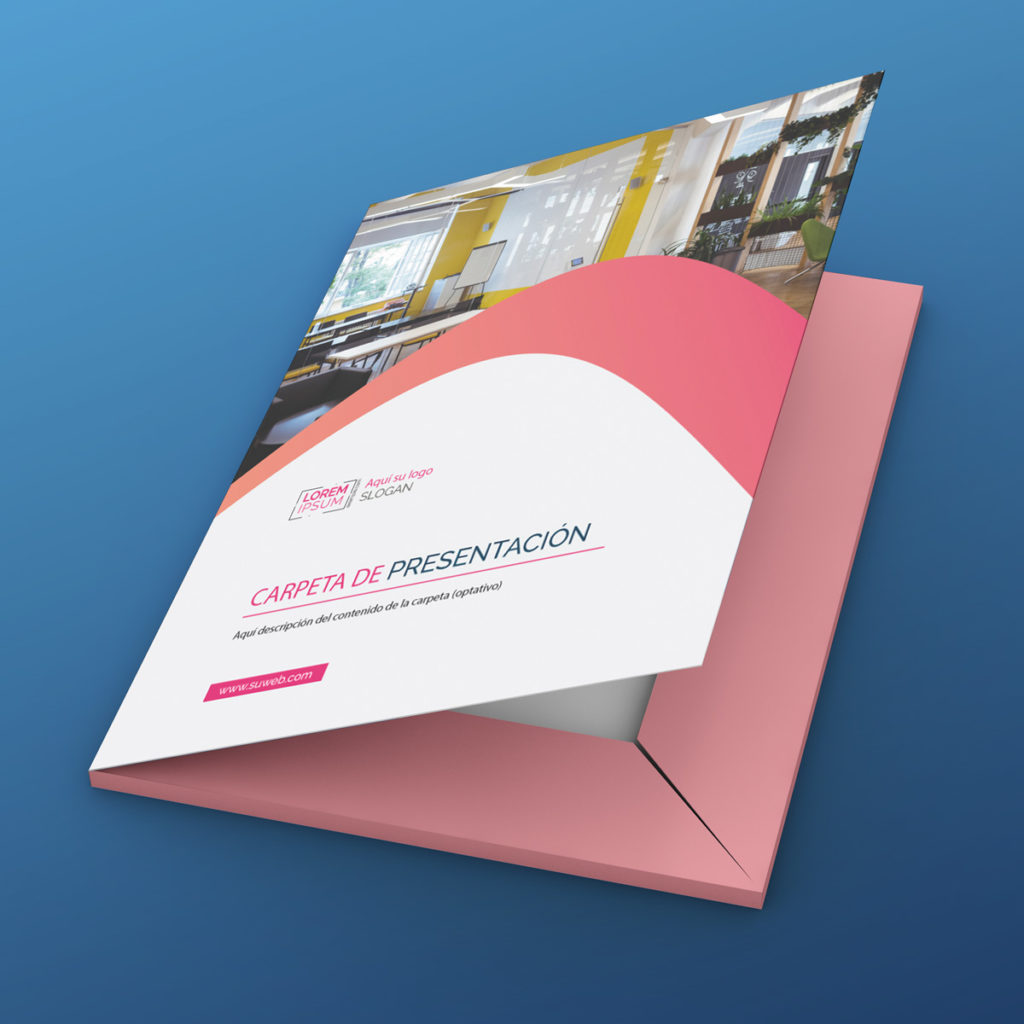 Diseño carpeta empresarial personalizado - TATI Diseño Digital