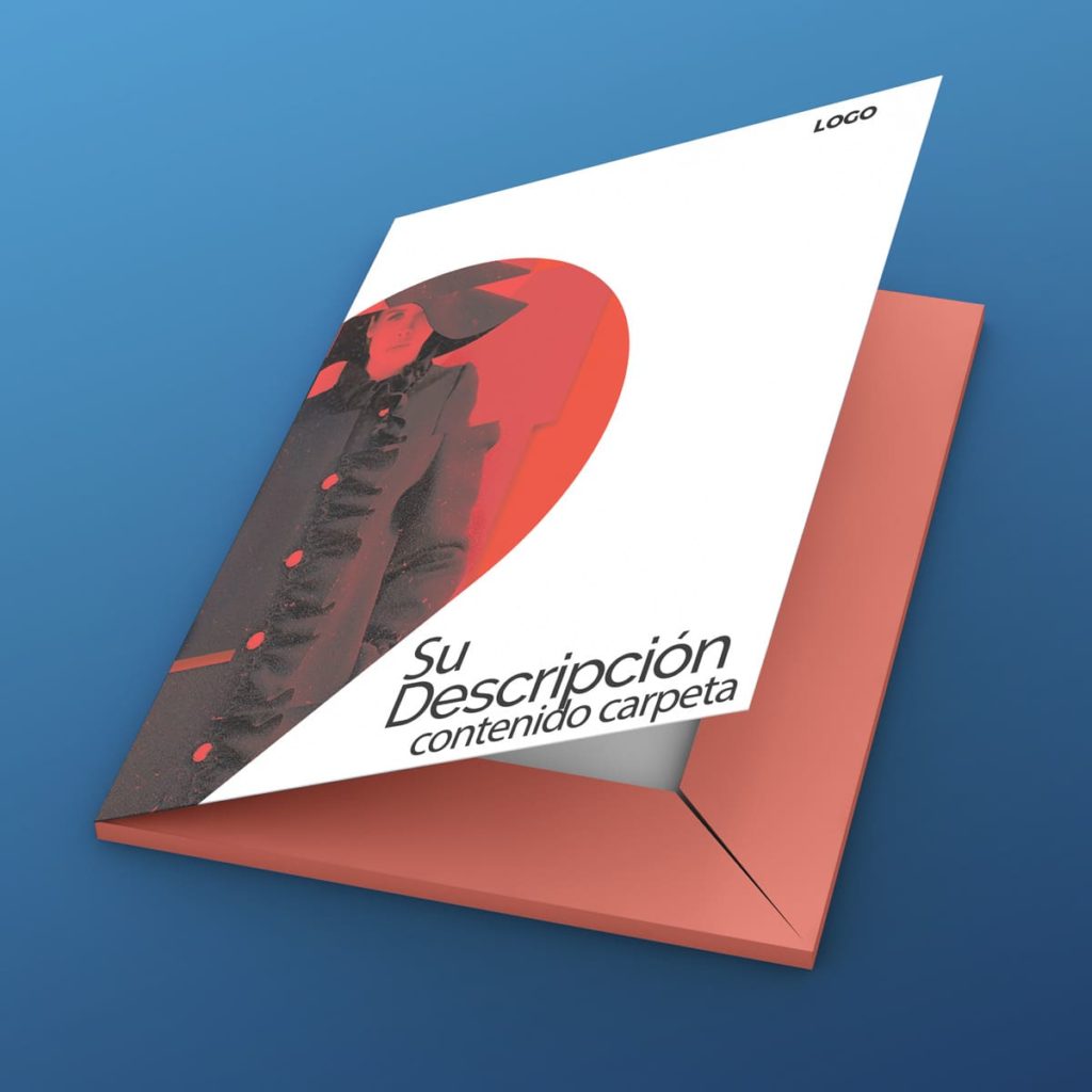 Diseño carpeta empresarial personalizado - TATI Diseño Digital